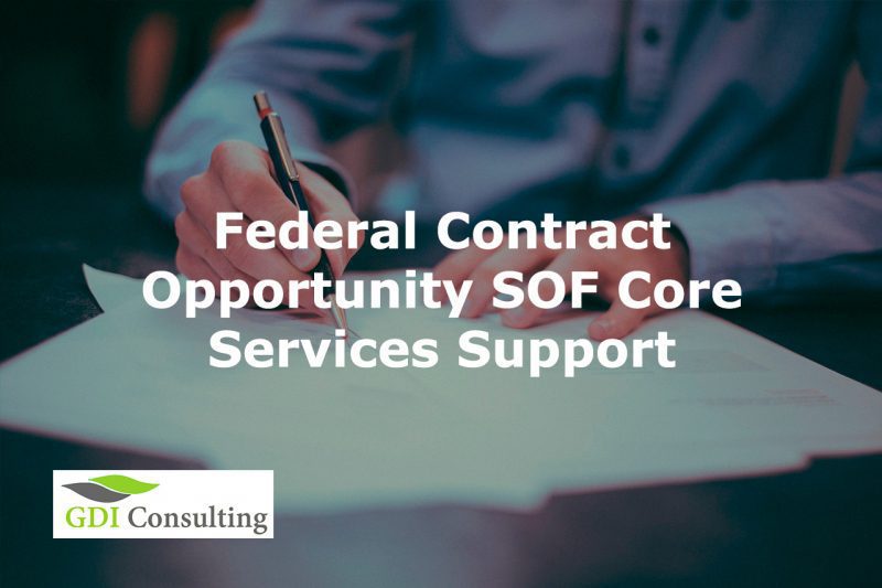 Federal Contract Opportunity SOF Core Services Support - Federal ...